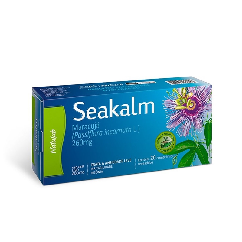 Seakalm 260mg 20 Comprimidos Revestidos Farmácias Unipreço