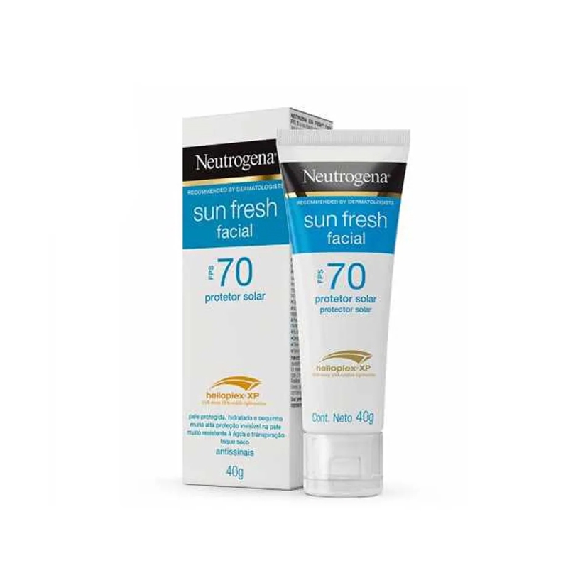 Kit Protetor Solar Neutrogena Sun Fresh Fps 70 Corporal Com 200ml