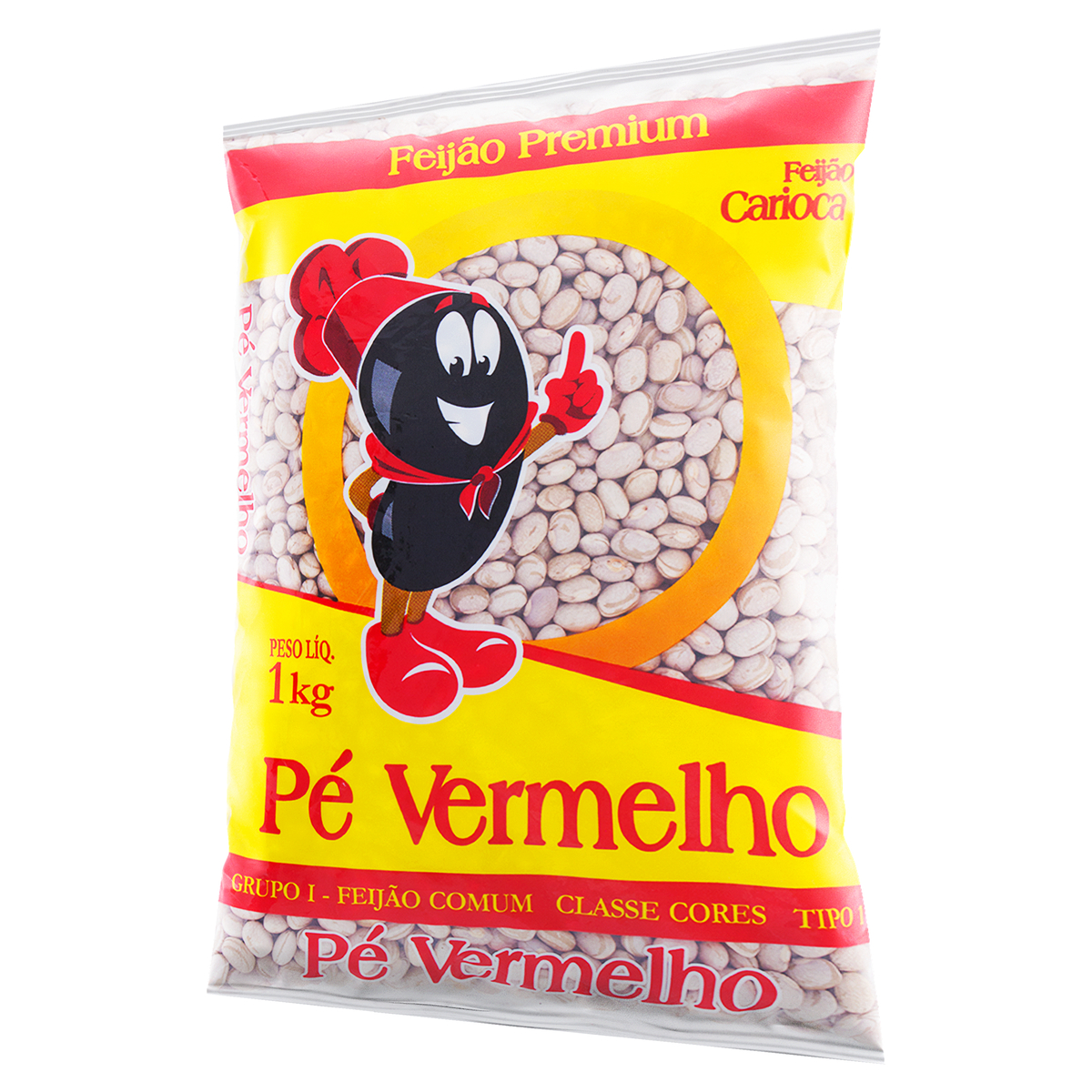 FeijÃo Carioca Tipo 1 PÉ Vermelho Premium Pacote 1kg · Ilergic Para Você