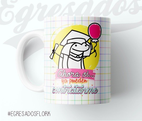 Plantillas Tazas Flork Egresados Sublimar Graduación Diseños 11