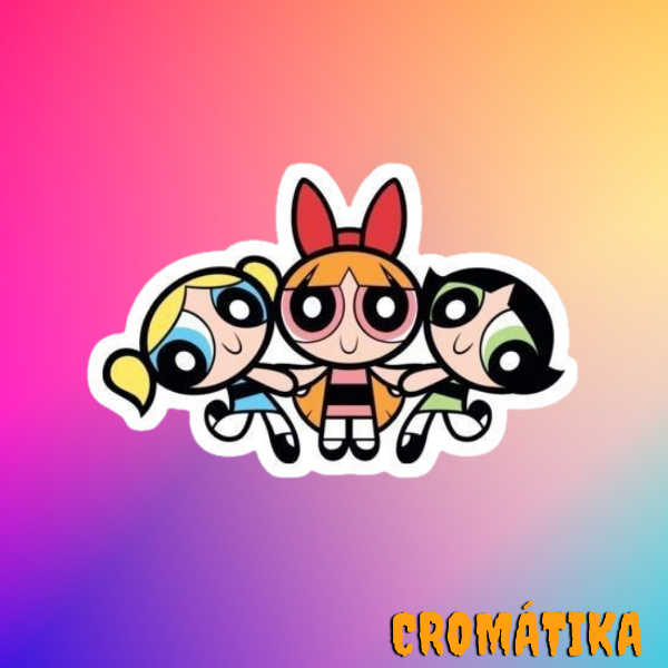 Sticker Las Chicas Superpoderosas CromÁtika Stickers