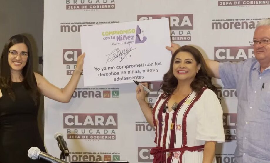 Brugada Firma Compromiso Por La Niñez Y La Adolescencia