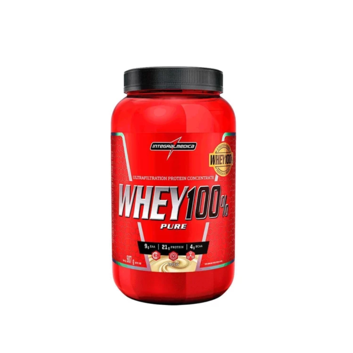 Super Whey 100 Pure 907g Integralmedica Integralmedica