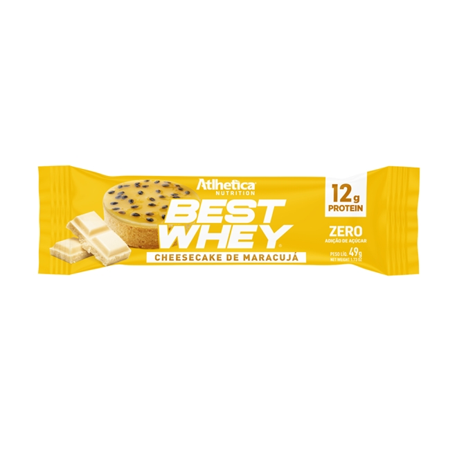 Best Whey Bar 49g Barra De Proteína Atlhetica Atlhetica Nutrition