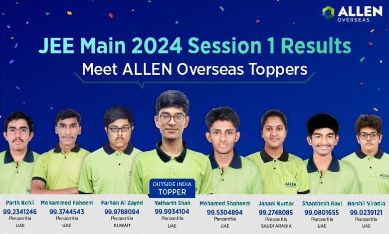 Jee Main 2024 Session 1 Results Meet Allen Overseas Toppers Allen