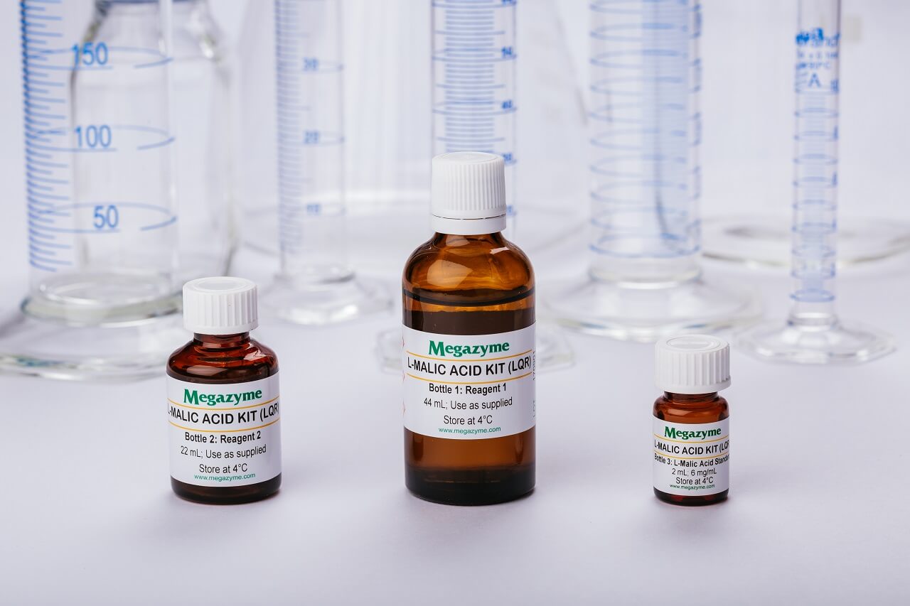 L Malic Acid Assay Kit Liquid Ready Analysis Megazyme