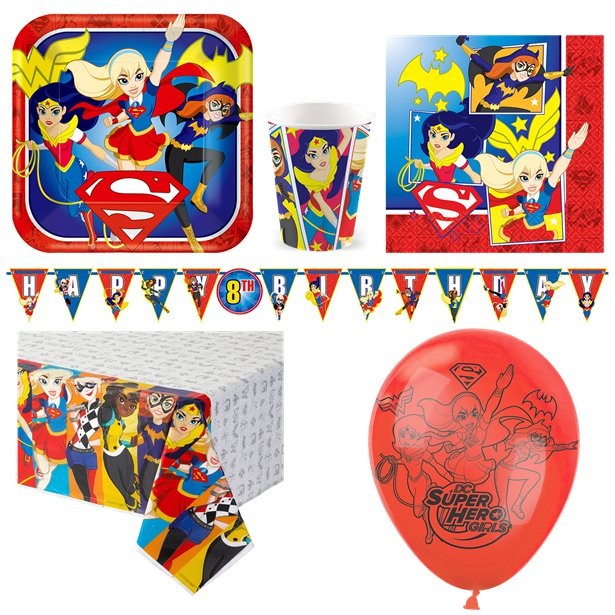 Premium Super Hero Girls Party Set Partydk