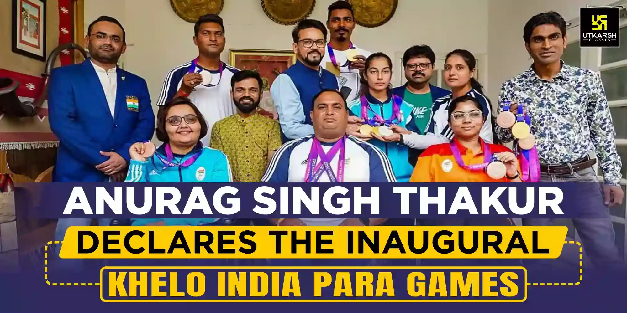 Anurag Singh Thakur To Inaugural The Khelo India Para Games