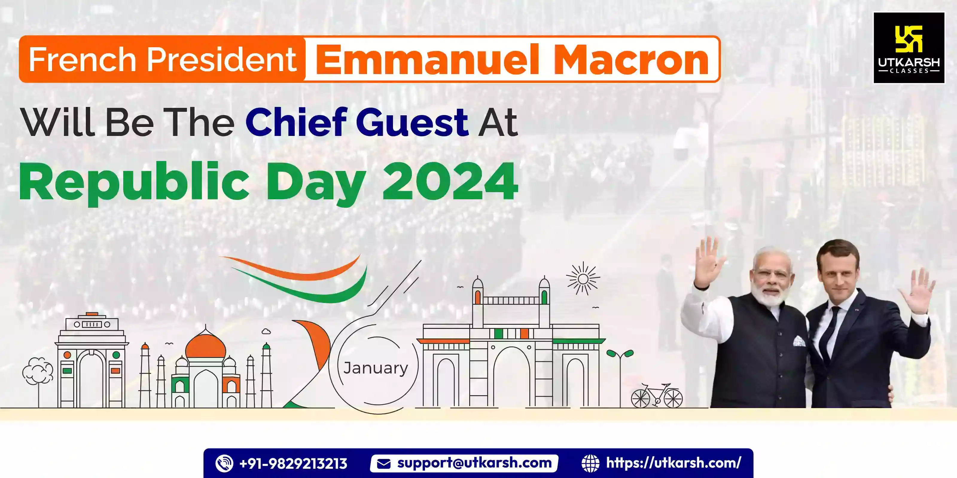 Emmanuel Macron Invited As Chief Guest On Republic Day 2024