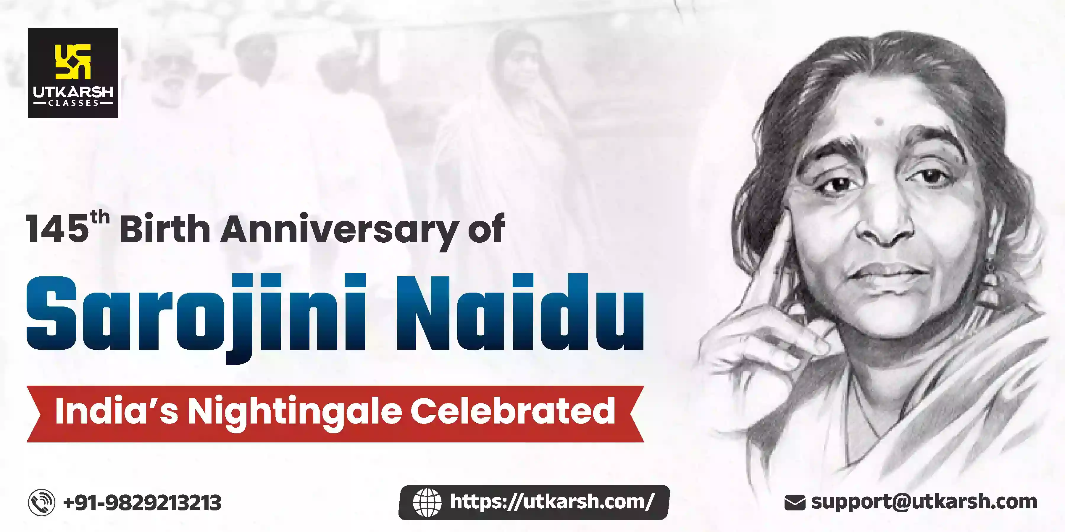 Sarojini Naidu 145th Birth Anniversary National Womens Day