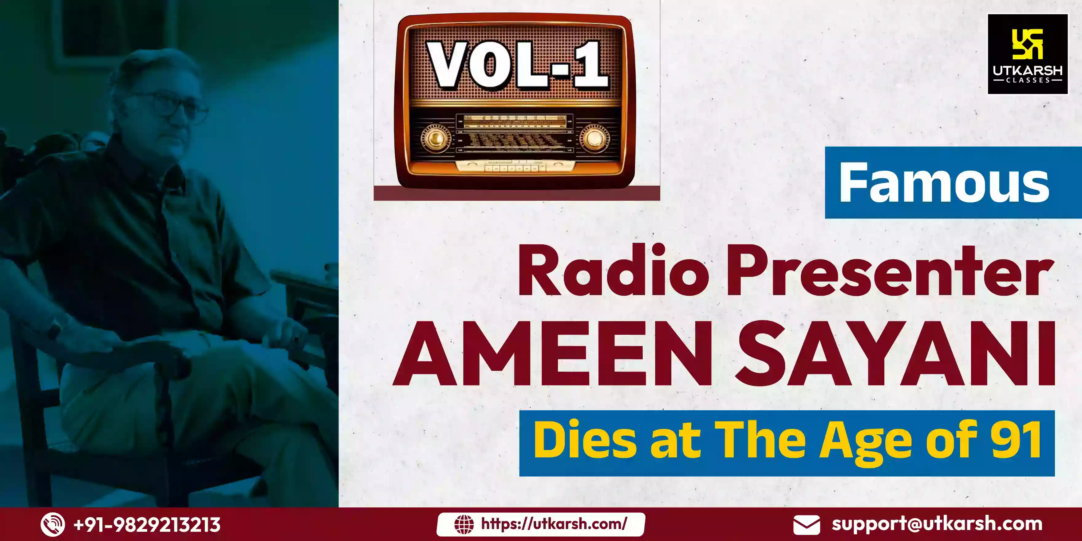 Ameen Sayani Iconic Radio Presenter Passed Away In 91