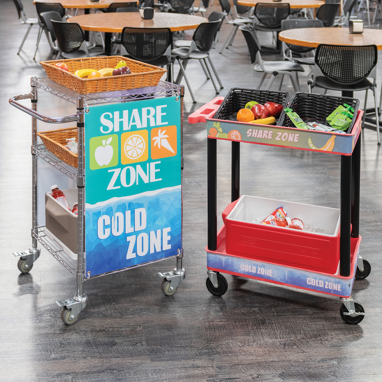 Lunch Room Share Carts For Schools Hubert Canada