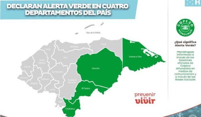 Declaran Alerta Verde En Honduras Por Sistema De Baja Presión