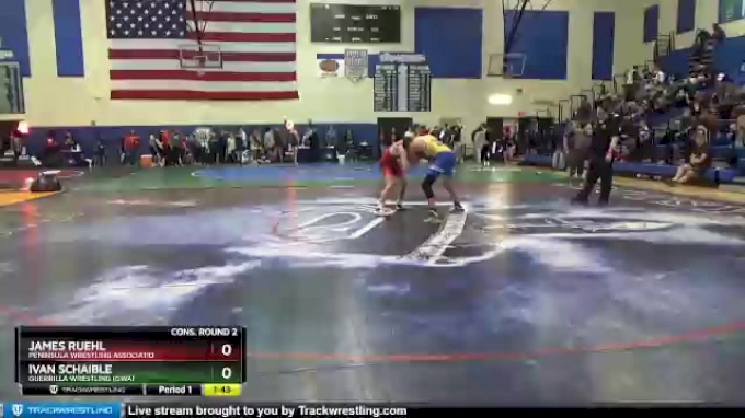 145 Lbs Cons Round 2 James Ruehl Peninsula Wrestling Associatio Vs