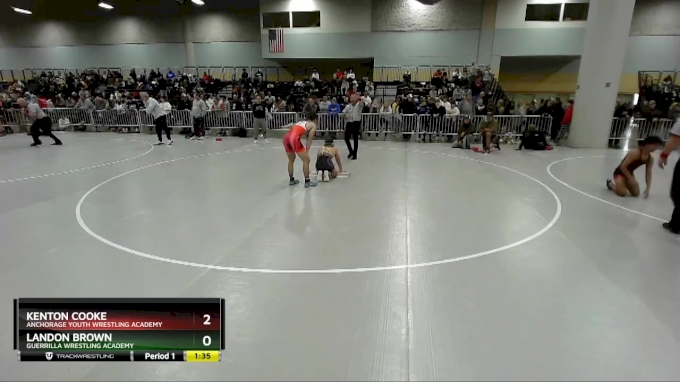 132 Lbs Quarterfinal Landon Brown Guerrilla Wrestling Academy Vs