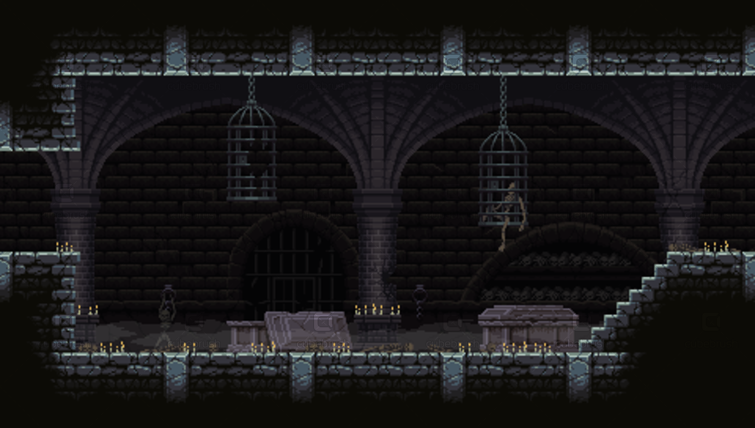 Metroidvania Dungeon Pixel Art Asset Pack