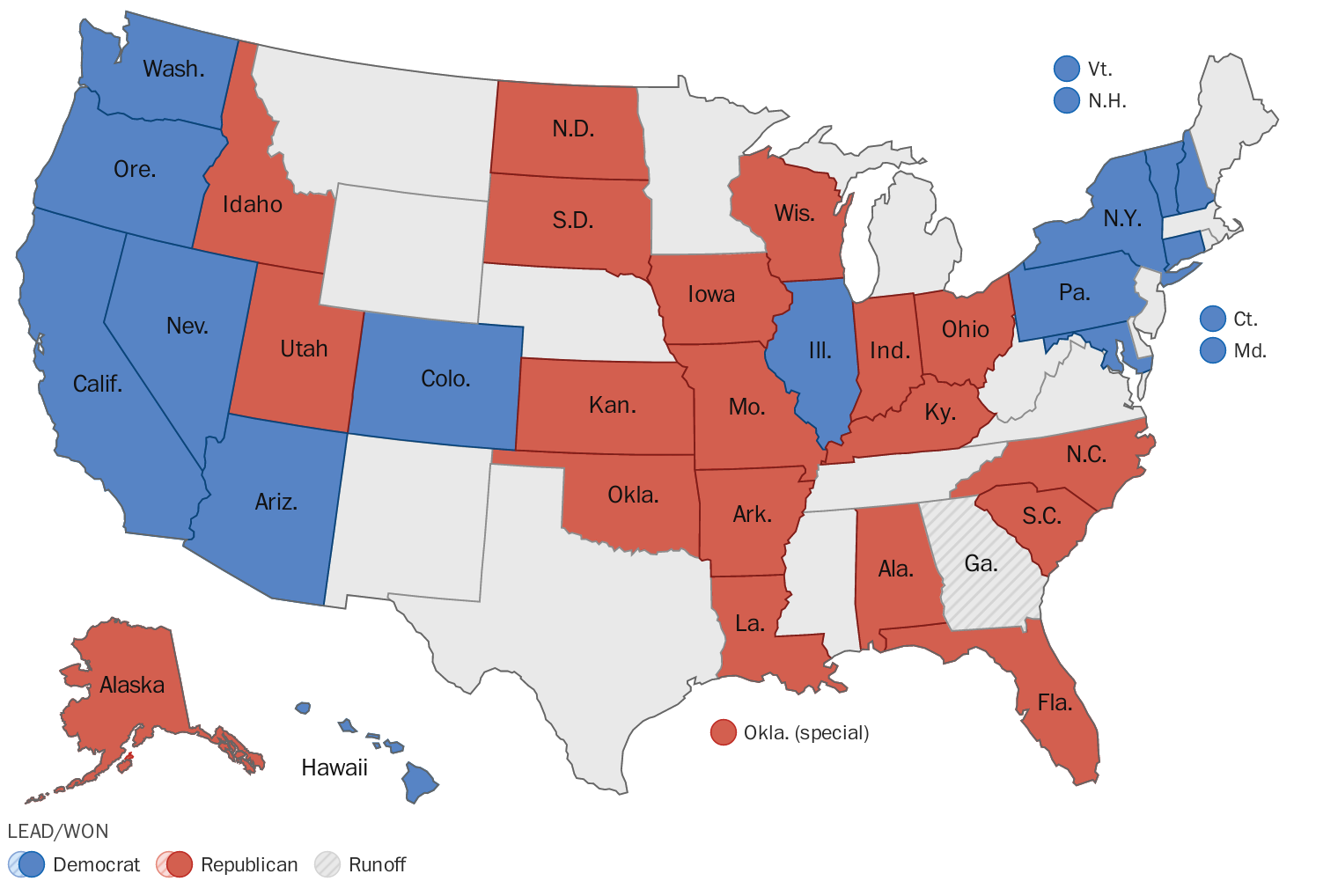 The 2022 Midterm Elections Live Results Map The New Yorker 43 Off