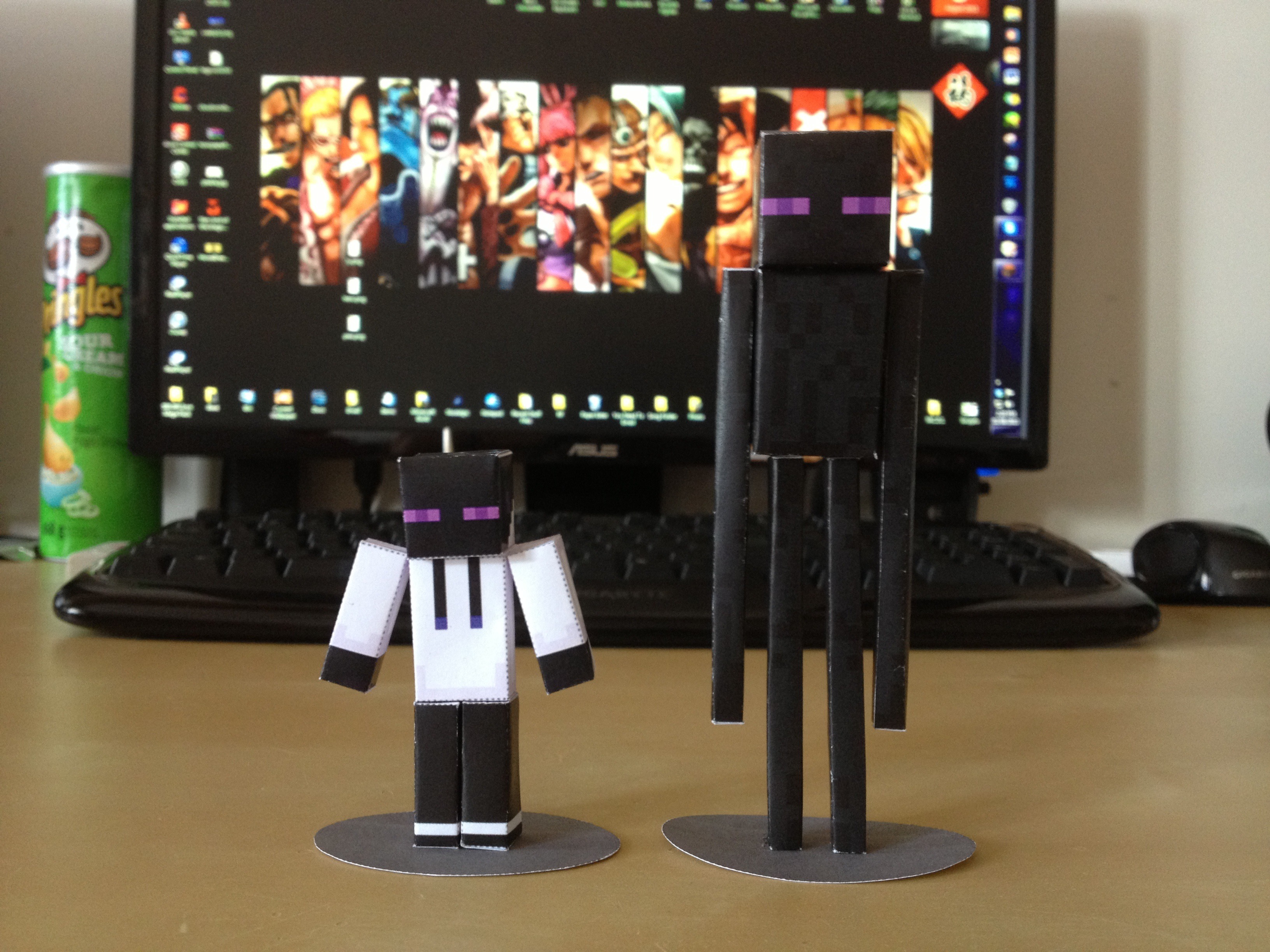 Minecraft Papercraft My Character Major Enderman Fan Diy Porn Sex