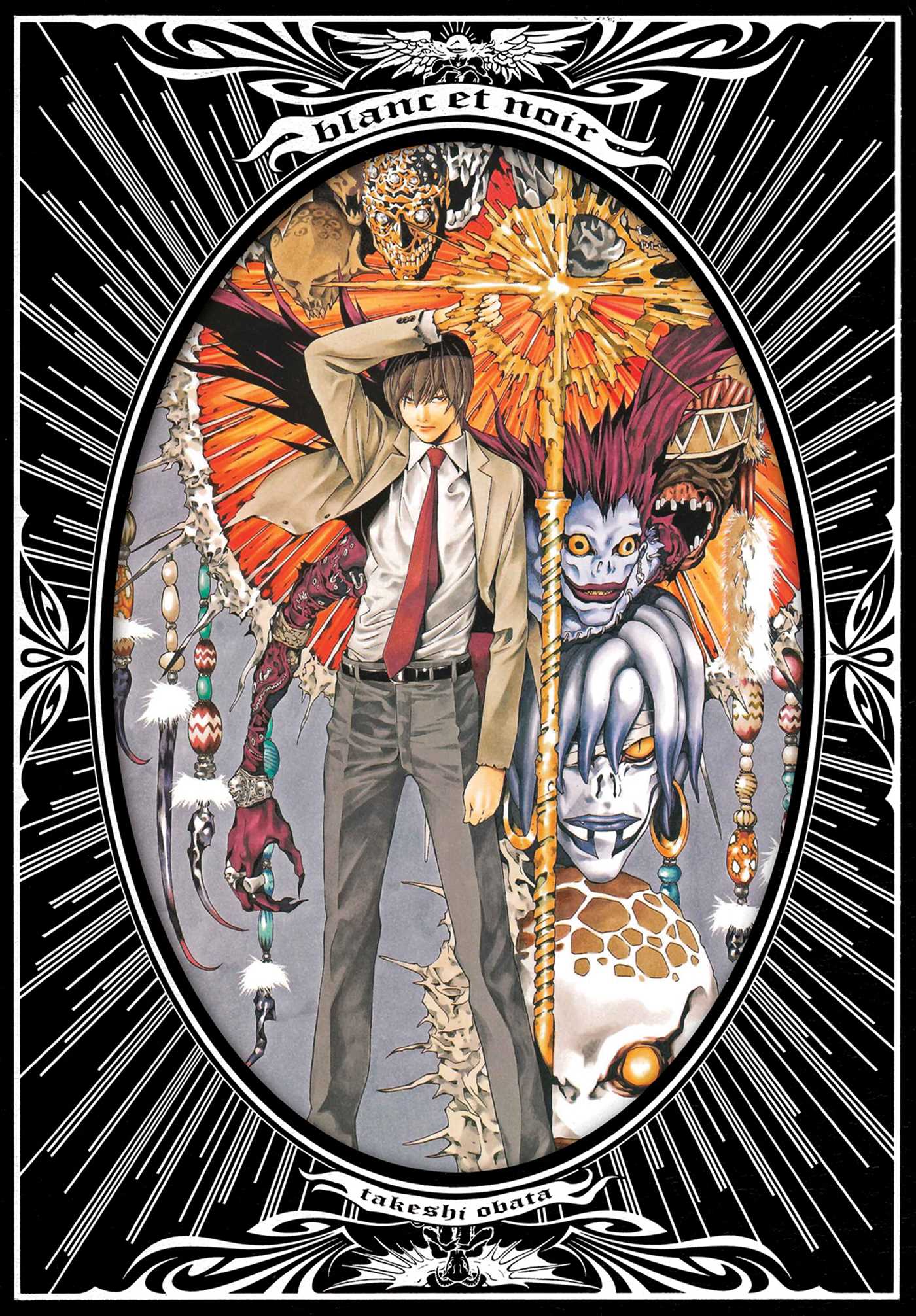 Blanc Et Noir Takeshi Obata Illustrations Book By Takeshi Obata