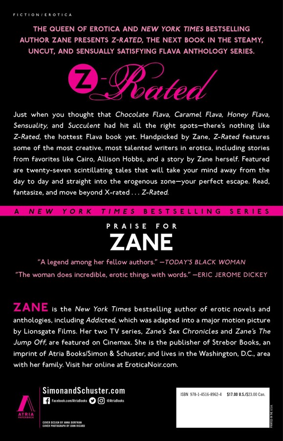 Z Rated Chocolate Flava 3 Book By Zane Official Publisher Page