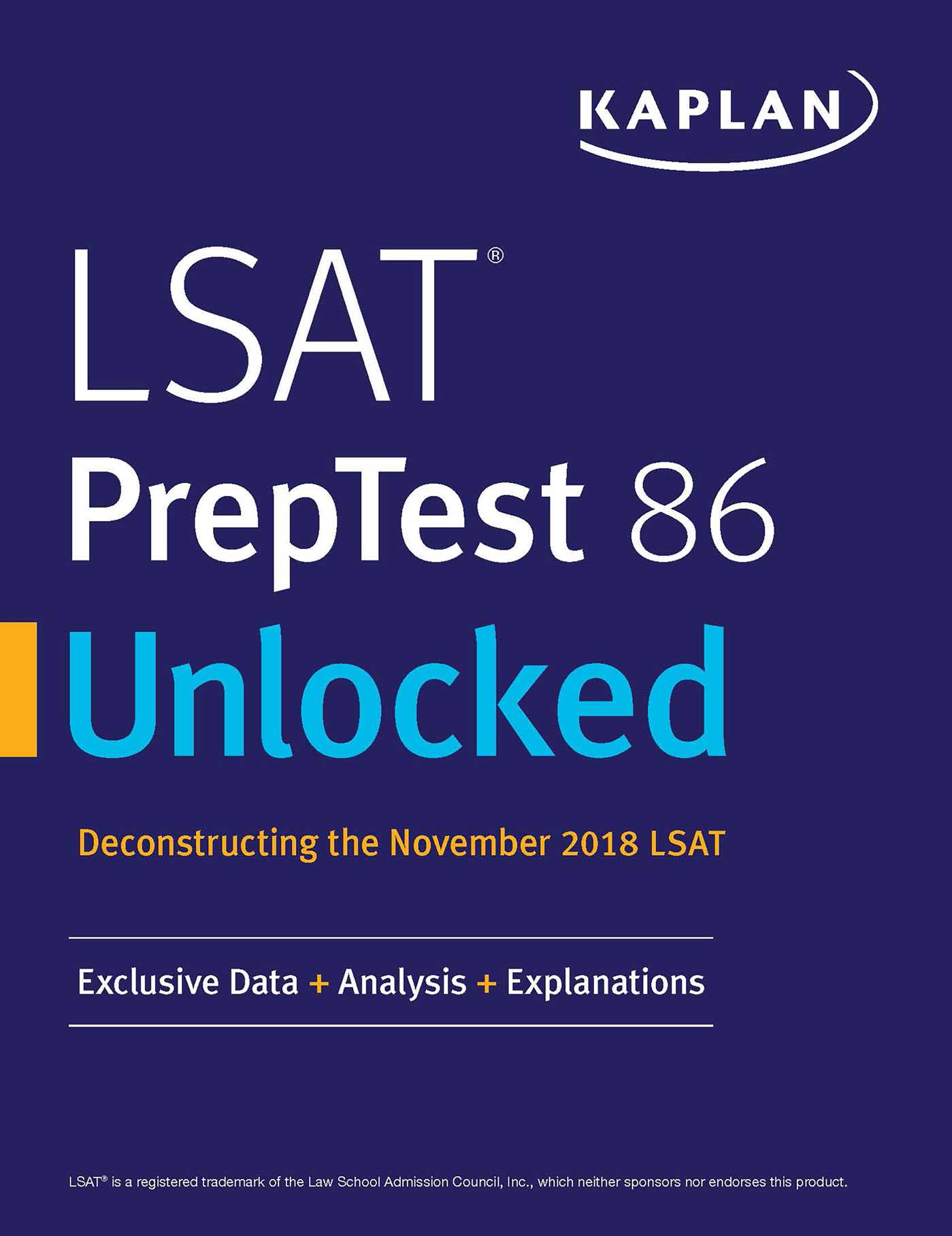 Lsat Preptest 86 Unlocked Ebook By Kaplan Test Prep Official