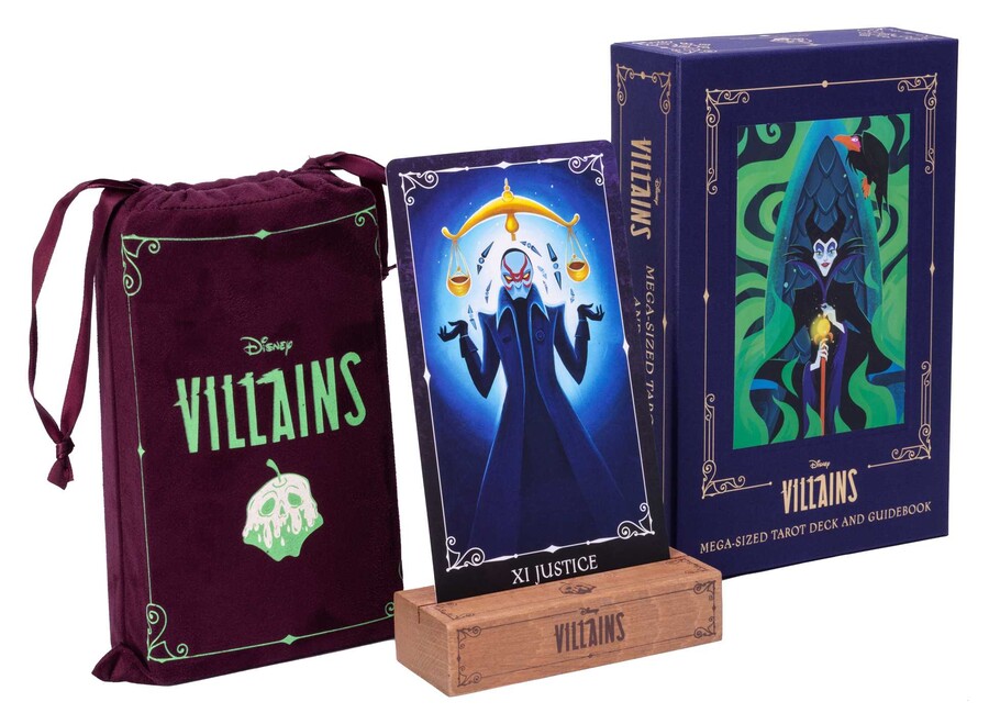 Mega Sized Tarot Disney Villains Tarot Deck And Guidebook Book