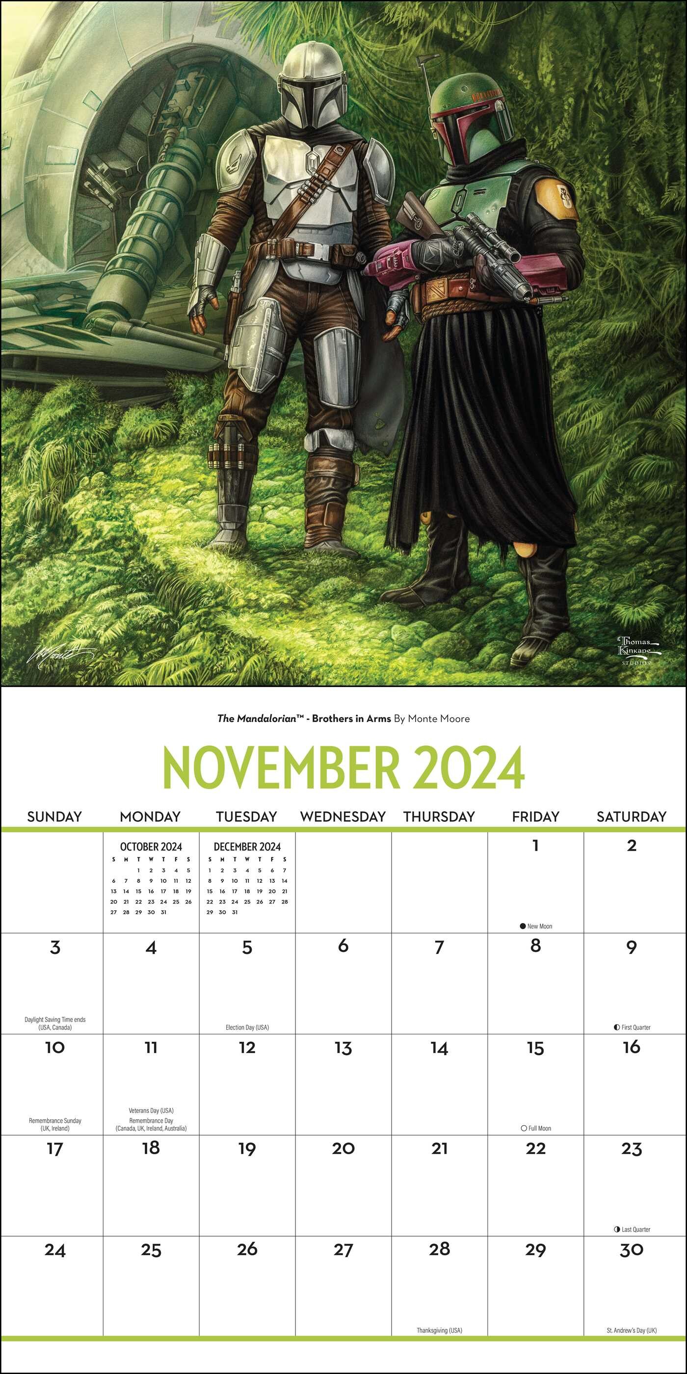 Mandalorian 2024 Calendar Gael Valaria
