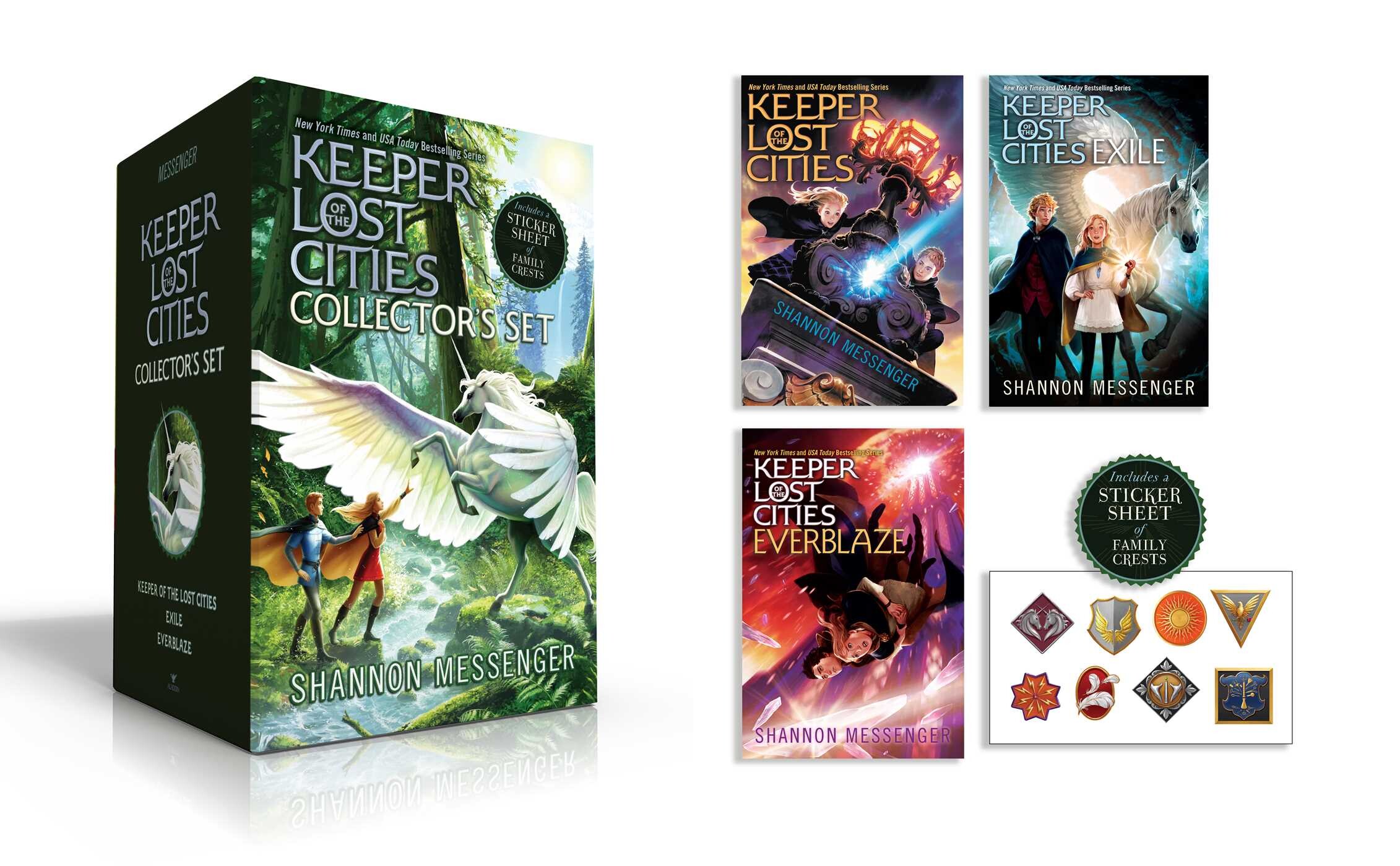 Keeper Of The Lost Cities Collectors Set Includes A Sticker Sheet Of