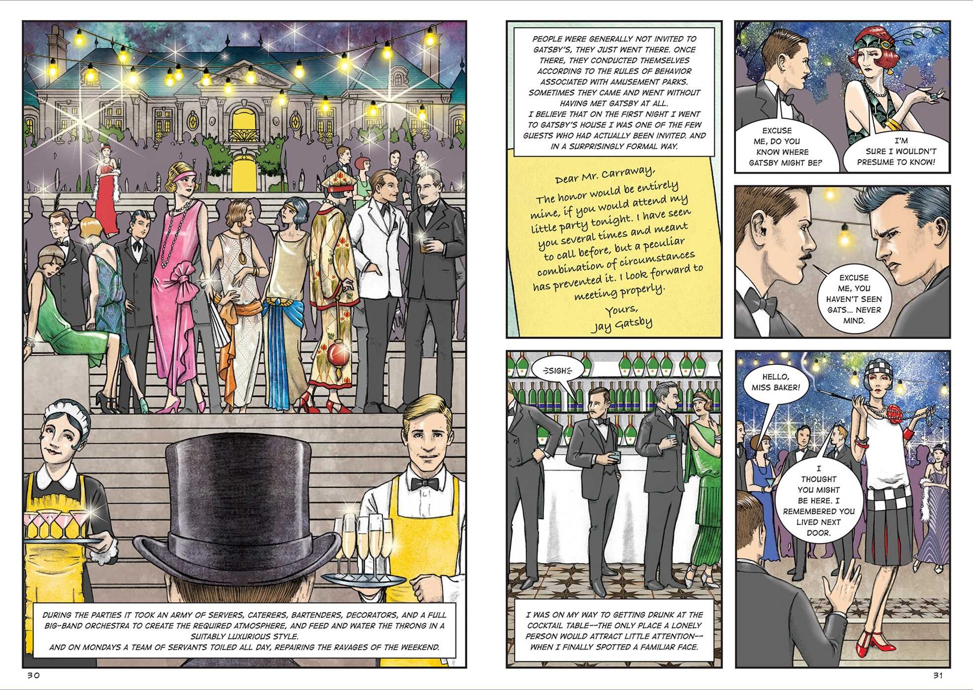 The Great Gatsby A Graphic Novel Book By F Scott Fitzgerald Pete