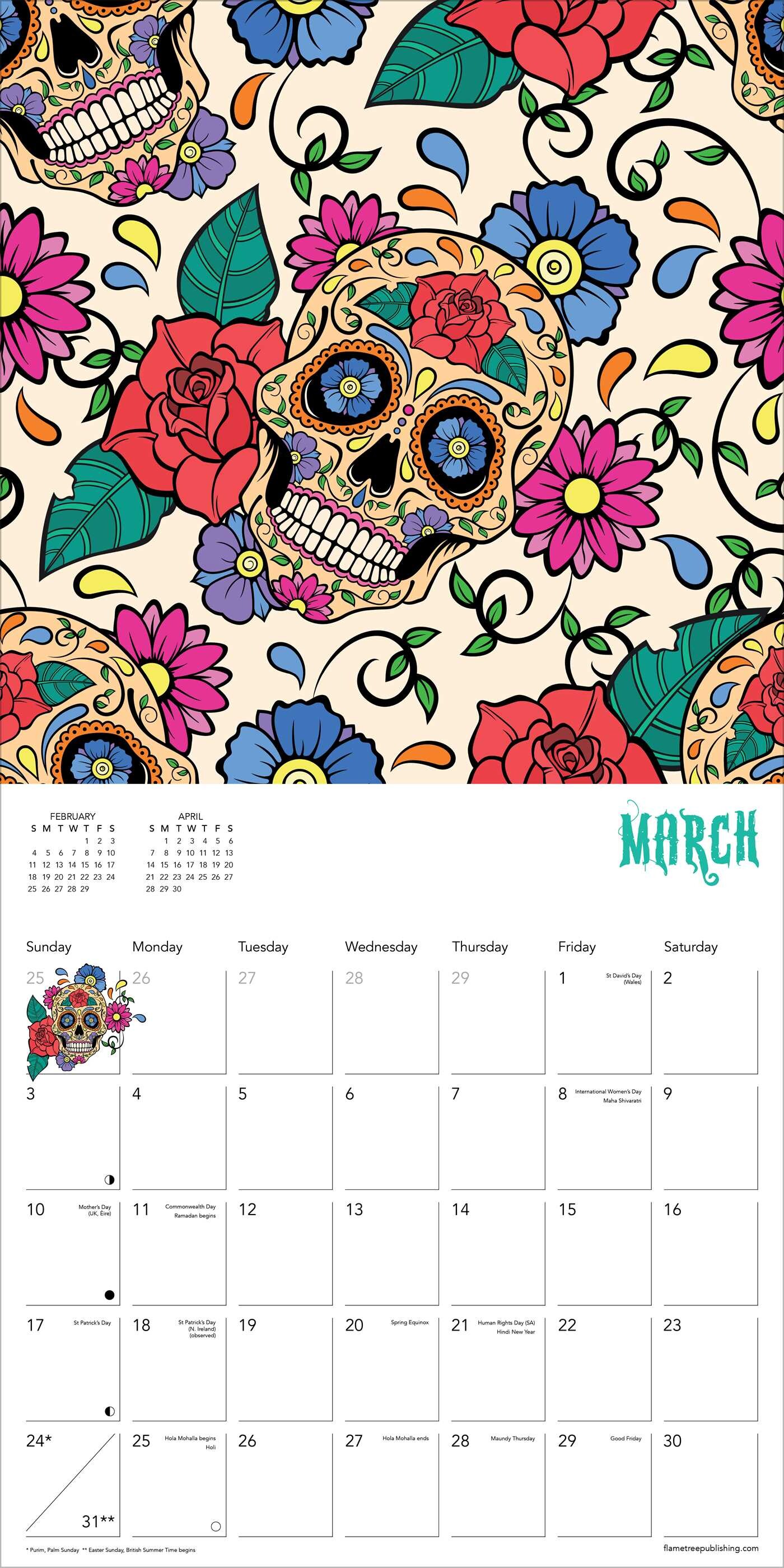 Sugar Skull 2024 Calendar Calculator Download Kaila Maryanne