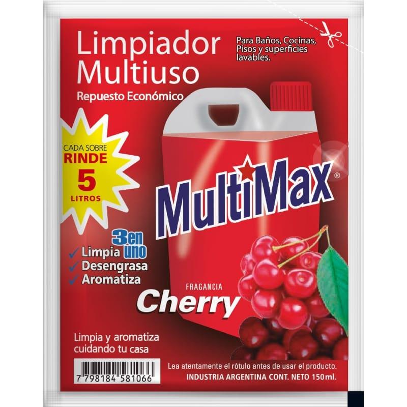 Limpiador Multiuso Multimax Sobre Rinde 5 Lts