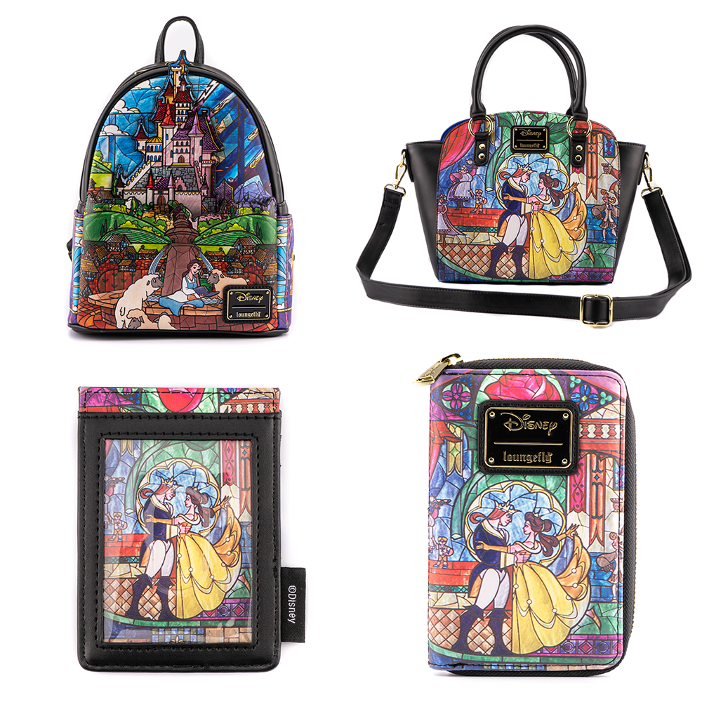 Loungefly Disney Beauty And The Beast Belle Castle Series Mini Backpack