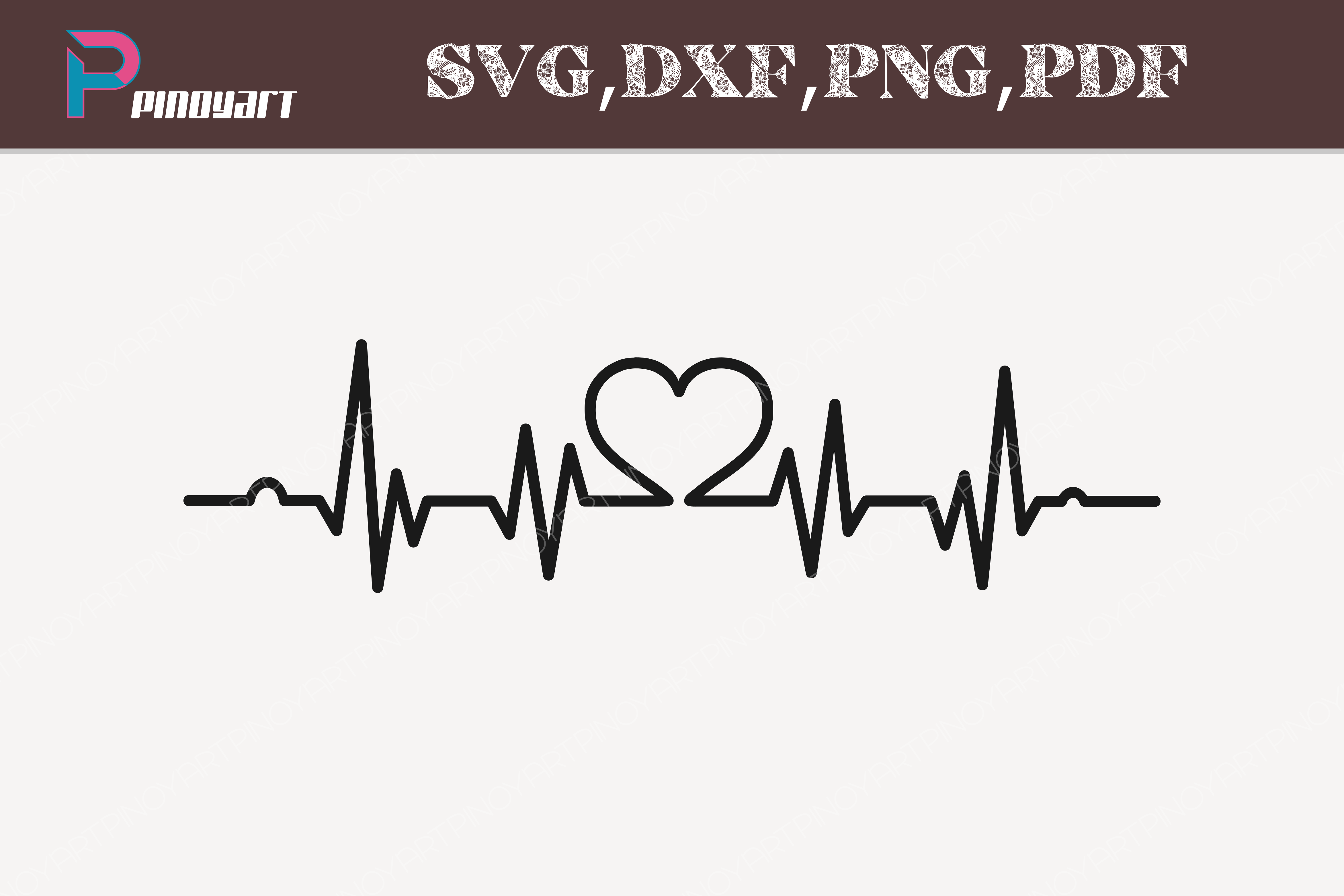 Heartbeat Svg Heart Svg Nurse Life Svg Valentine Svg