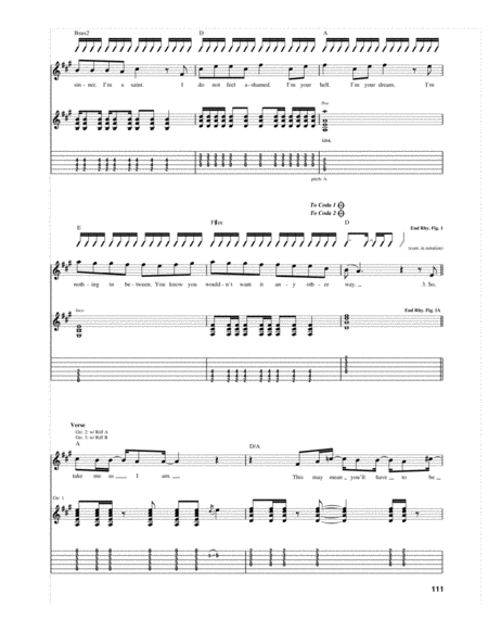 Bitch By Meredith Brooks Shelly Peiken Digital Sheet Music For Guitar