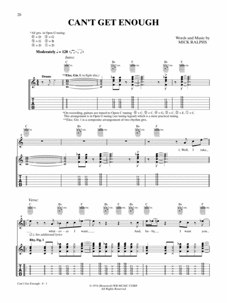 Download Bad Company Digital Sheet Music And Tabs