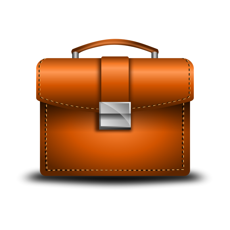 Free Clip Art Briefcase Vector By Irfanow