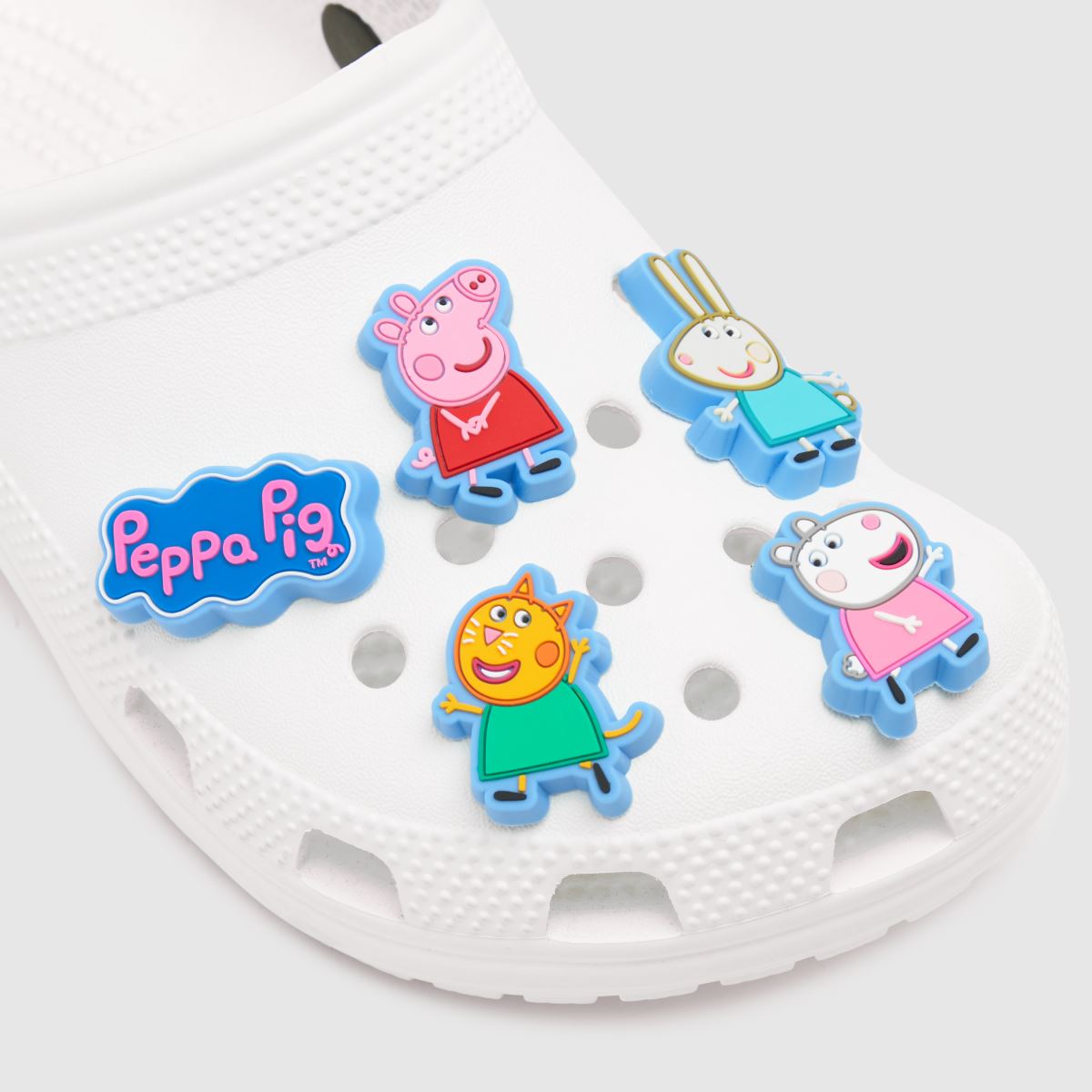 Multi Crocs Jibbitz Peppa Pig 5 Pack Shoe Accessories Schuh