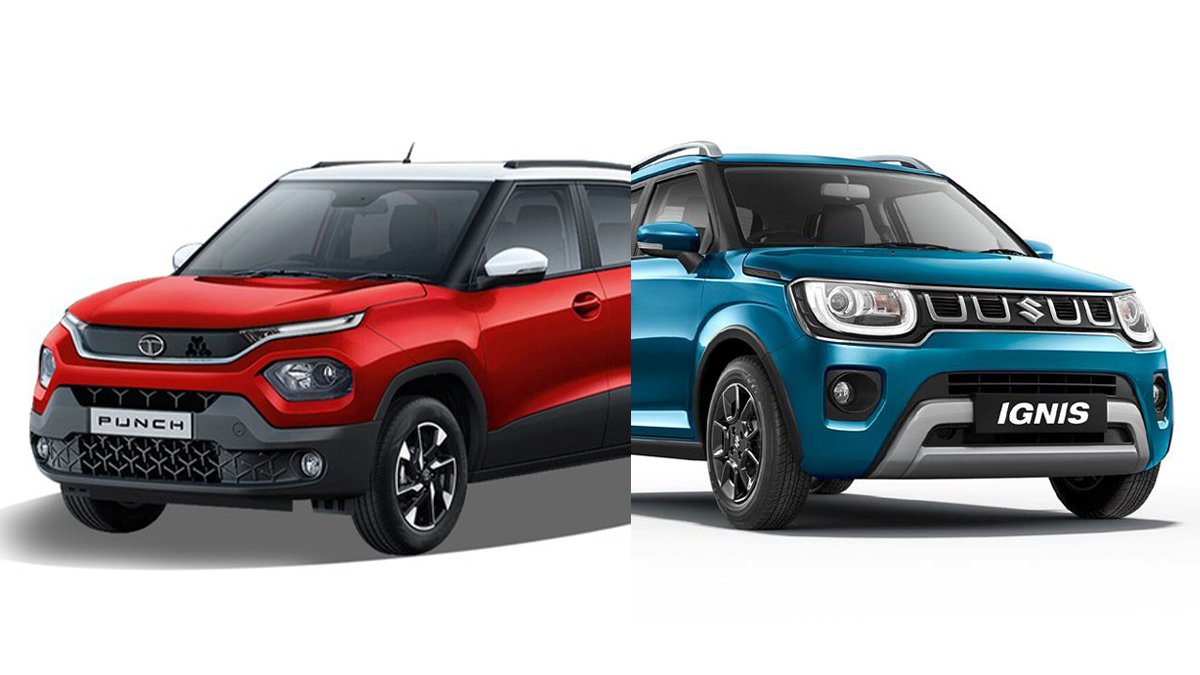 Comparison Tata Punch Vs Maruti Suzuki Ignis