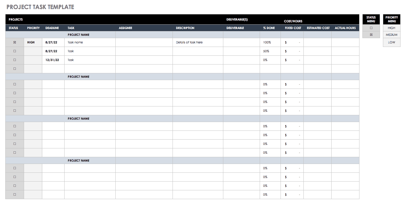 Task Tracking Excel Sheet At Laverne Delavega Blog