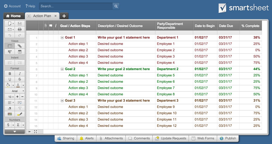 Top Project Plan Templates For Excel Smartsheet