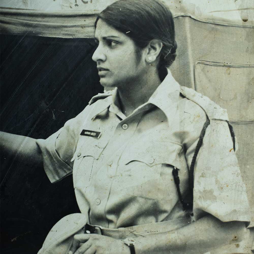 Hardboard Print Of Kiran Bedi First Woman Ips