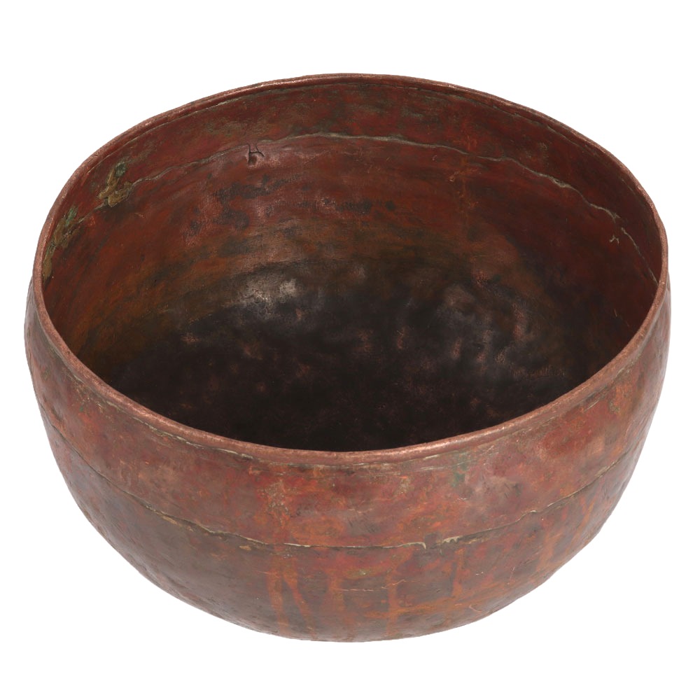 Traditional Copper Holy Bowl In Himalayan Art