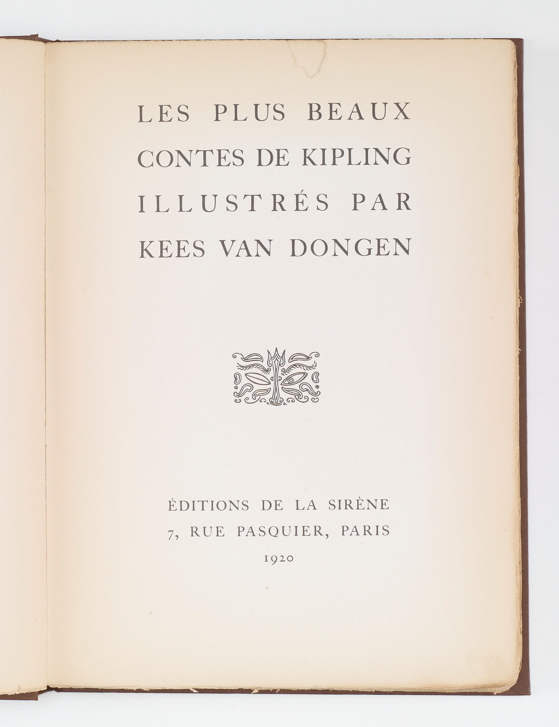 Kees Van Dongen Les Plus Beaux Contes De Kipling Illustré Par Kees