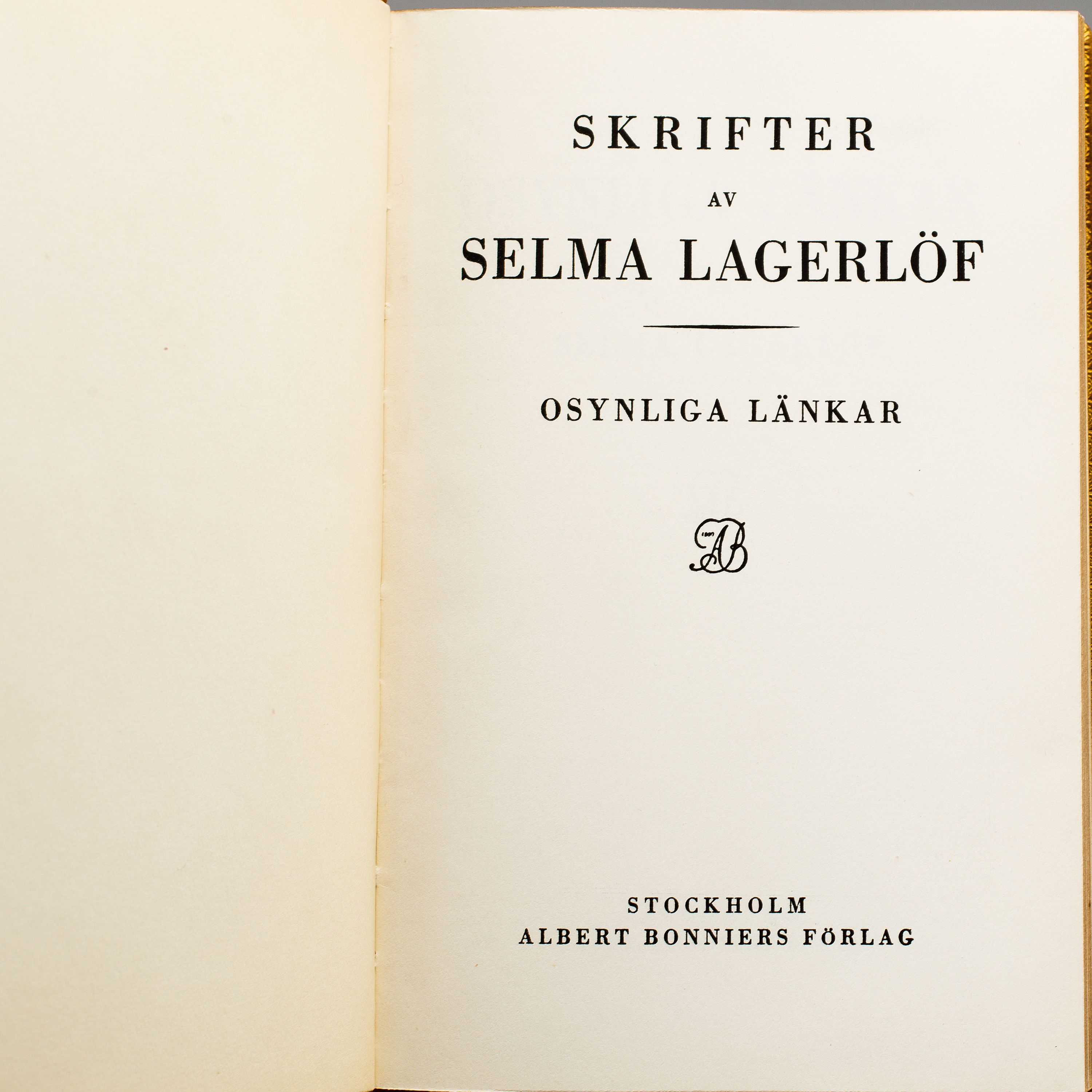 BÖcker 12 Stycken Skrifter Av Selma Lagerlöf Albert Bonniers