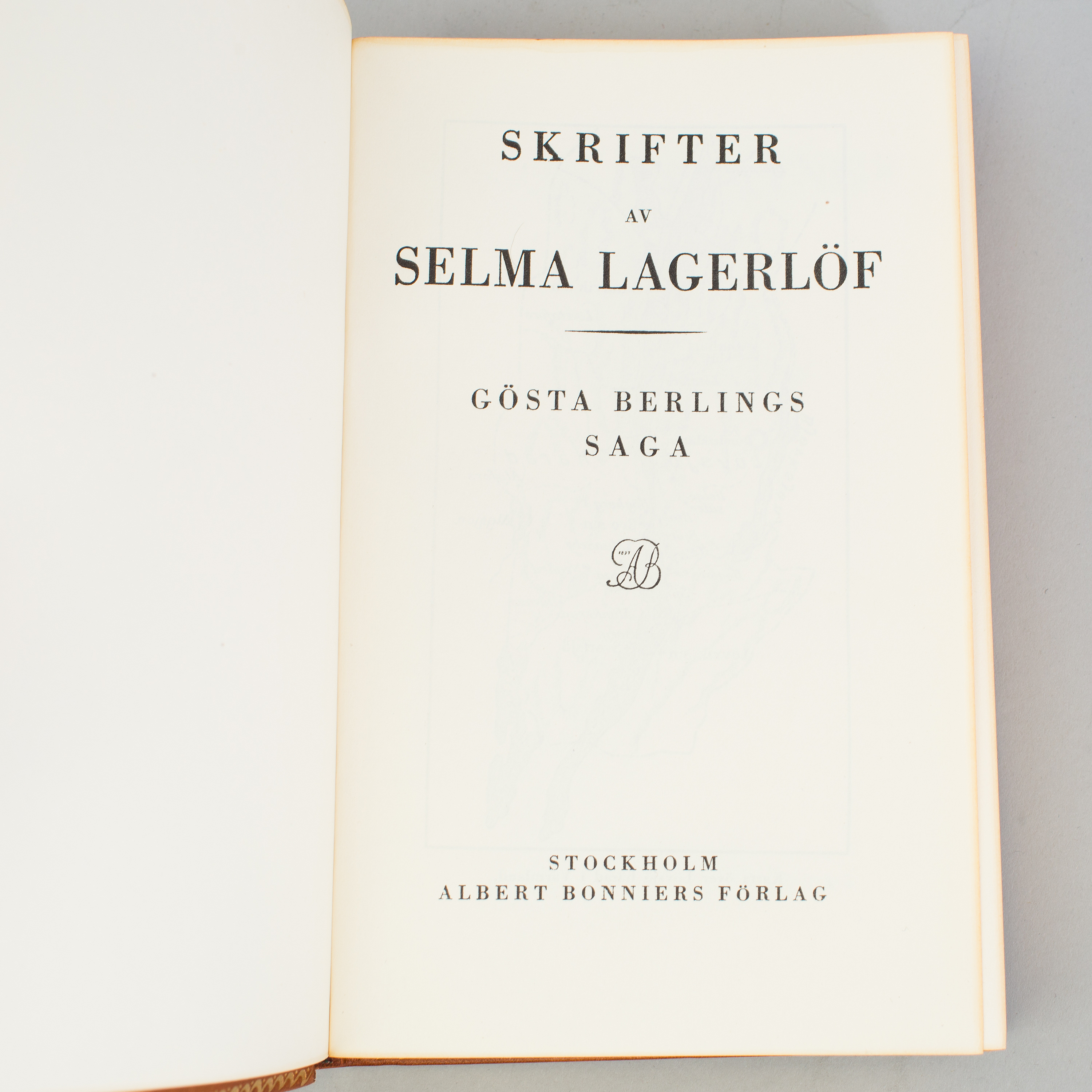 BÖcker 12 Band Skrifter Av Selma Lagerlöf Albert Bonniers Förlag