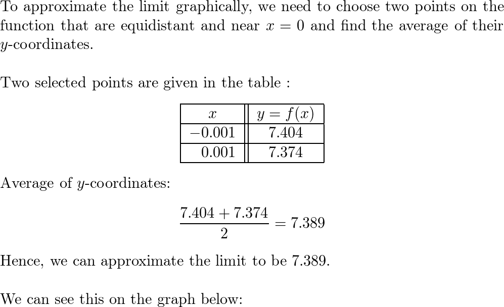 Precalculus With Limits A Graphing Approach 9781111427641 Exercise