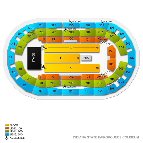 Indiana Farmers Coliseum Concert Tickets