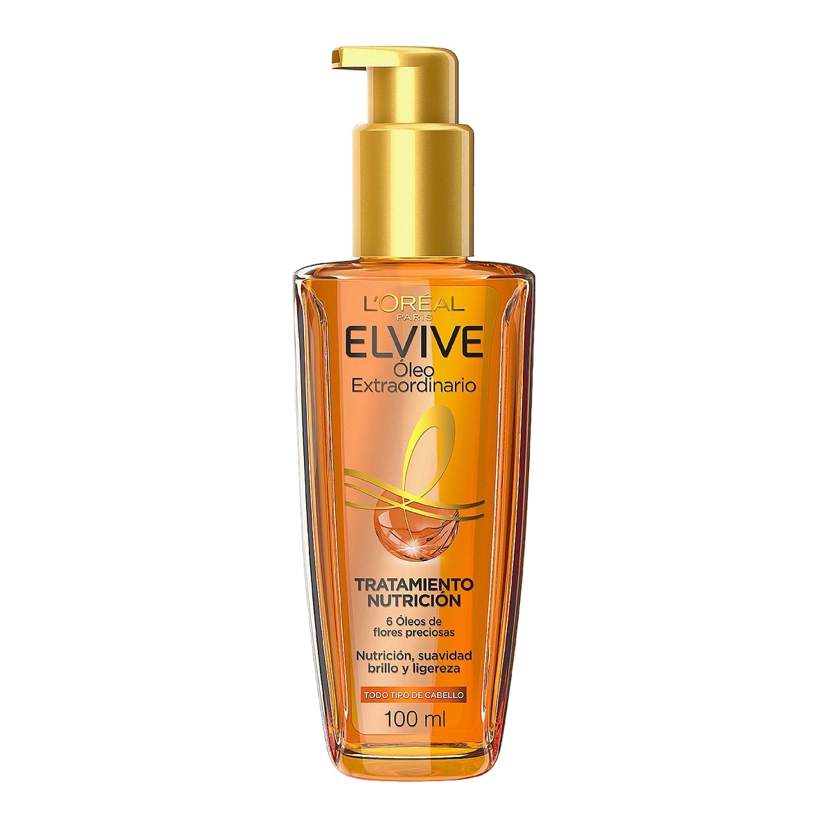 Tratamiento Capilar Elvive De Loréal Paris Aceite Extraordinario 100ml