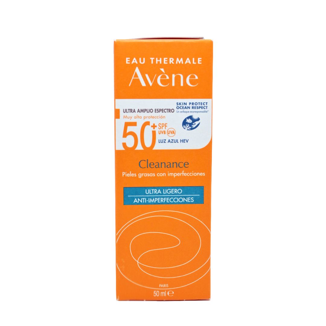 Protector Solar Facial Avène Cleanance Spf50 50ml 980305