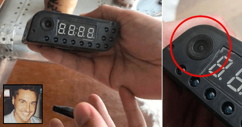 Couple Shocked To Discover Spy Camera Hidden In A Digital Clock